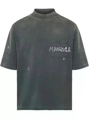 MAISON MARGIELA Logo-print T-shirt Grey