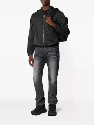 Versace Barocco Jacquard Windbreaker - Black
