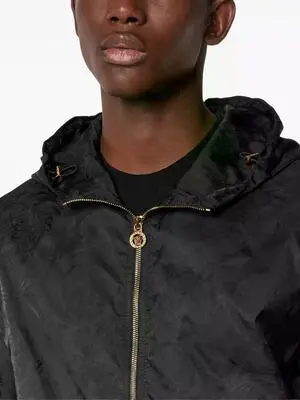 Versace Barocco Jacquard Windbreaker - Black