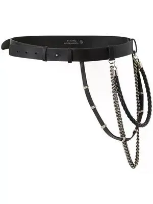Pinko Chain-detail Belt - Black