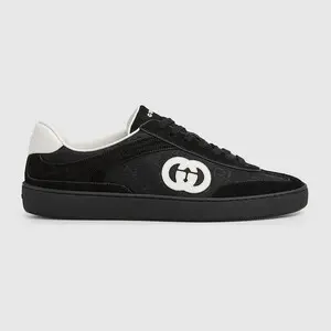 Gucci S G75 Sneaker In Gg Canvas - Black