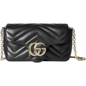Gucci Gg Marmont Shoulder Bag - Black