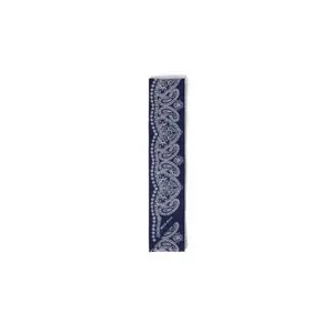 Miu Miu Printed Poplin Scarf - Navy