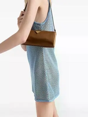 Prada Perforated Tank Mini Dress