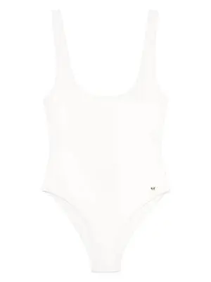 Kiki De Montparnasse Lace-up One-piece - Neutrals