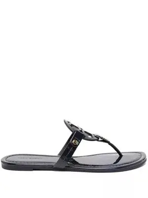 Tory Burch Miller Patent Sandals - Blue