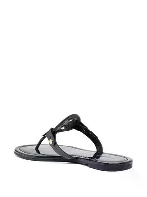 Tory Burch Miller Patent Sandals - Blue