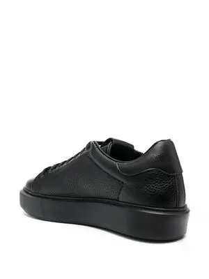 GIULIANO GALIANO Pebbled Leather Low-top Sneakers