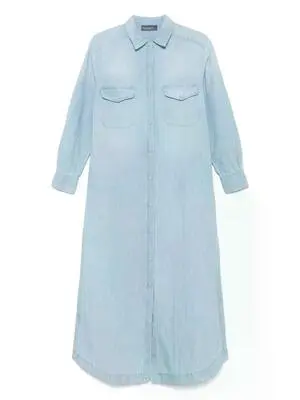 Lorena Antoniazzi Denim Maxi Shirt Dress