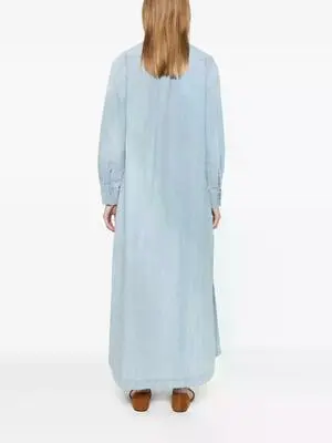 Lorena Antoniazzi Denim Maxi Shirt Dress