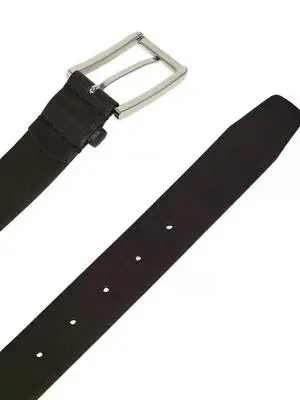 Karl Lagerfeld Monogram Leather Belt