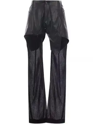 YEHUAFAN Paneled Trousers