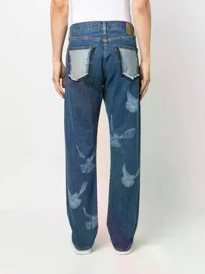 LEVI'S Logo-patch Straight-leg Jeans - Blue