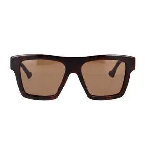 GUCCI Gucci Eyewear Havana Rectangle Sunglasses