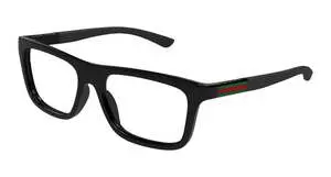 Gucci Gucci Rectangle Eyeglasses - Black Black Transpare