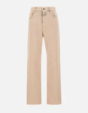 GOLDEN GOOSE Marble Dyed Straight Leg Jeans - Pink