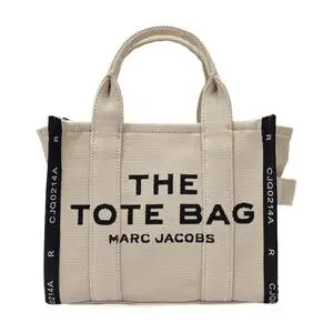 Marc Jacobs The Small Tote Bag Jacquard - Beige
