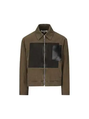 Loewe Single-Breasted Jacket - Brown