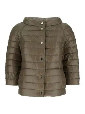 Herno Reversible Ultralight Nylon Cappa - Brown