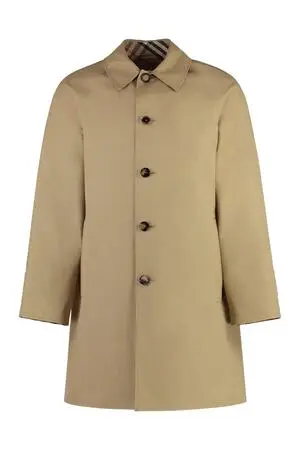 Burberry Cotton Trench Coat - Beige