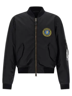 BALENCIAGA Technical Fabric Bomber Jacket