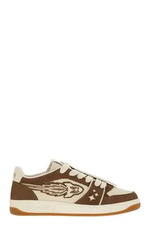 ENTERPRISE JAPAN Egg Rocket Leather Sneakers - Brown