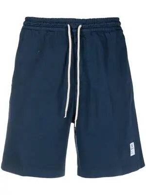 DEPARTMENT 5 Drawstring Stretch-Cotton Shorts - Blue