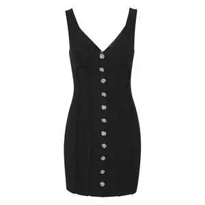 Black Buttons Dresses