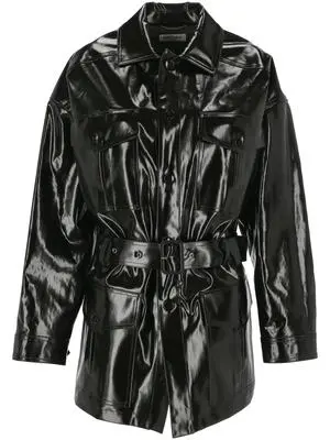 Saint Laurent Saint Laurent Paisley Print Midi Dress Noir/kaki