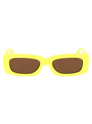Attico MINI MARFA Sunglasses Lemon/yellowgold/brown