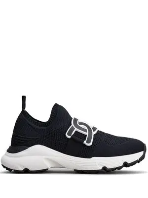 TOD'S Kate Knitted Sneakers - Black