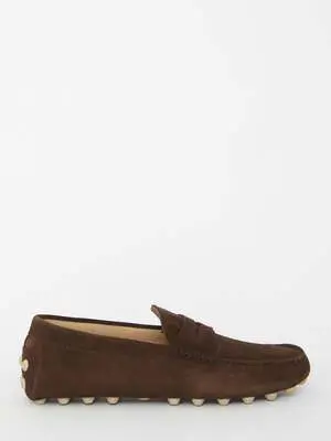 TOD'S Macro 52K Gommino Loafers - Brown