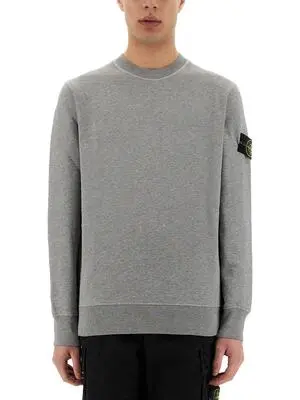 Stone Island Cotton Sweatshirt - Grey