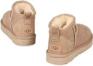 UGG Classic Ultra Mini Ankle Boots - Beige