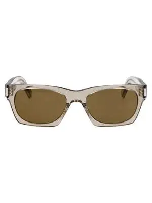 Saint Laurent Saint Laurent Eyewear Aviator Sunglasses Beige-beige-brown