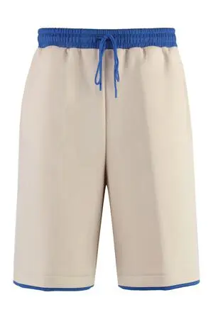 Gucci Techno Fabric Bermuda Shorts - Beige