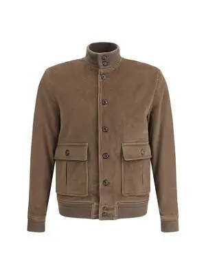VALSTAR Valstar Suede Jacket - Brown