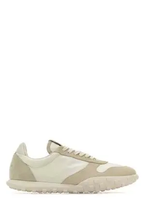 JIL SANDER Two-Tone Fabric And Suede Sneakers - Multicoloured