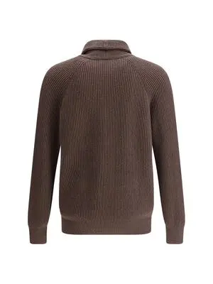 Brunello Cucinelli Cashmere Turtleneck Sweater - Brown