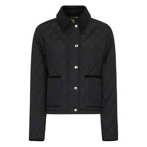Burberry Burberry Quilted Jacket With Equestrian Knight Motif - Black