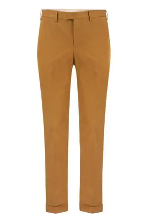 PT TORINO Master-fit Cotton Trousers - Earthenware