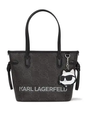 Karl Lagerfeld Karl Lagerfeld Bag With Adjustable Shoulder Strap - Nft Aop Black