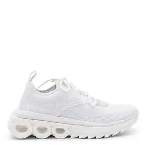 FERRAGAMO Suede Sneakers - White