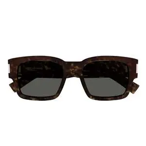Saint Laurent Saint Laurent Eyewear Square Sunglasses - Brown