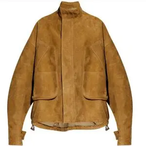 Attico The Attico Leather Jacket - Beige