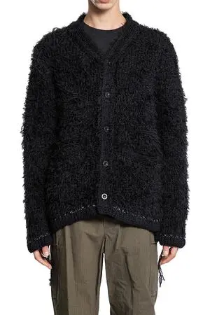 Sacai Furry Knit Cardigan