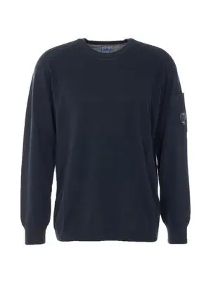 C.P. COMPANY C.P. Company Crew Neck Sweater - Black