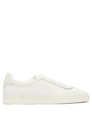 Brunello Cucinelli Leather Low Top Sneakers - White