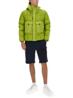 TEN C Tempest Combo Jacket - Green