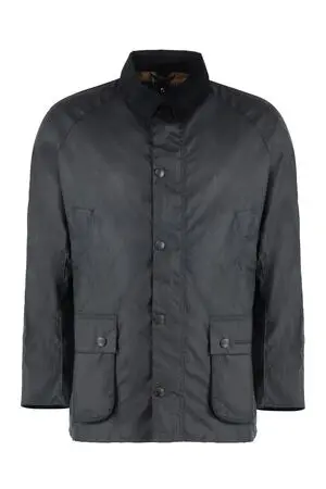Barbour Ashby Waxed Cotton Jacket - Blue